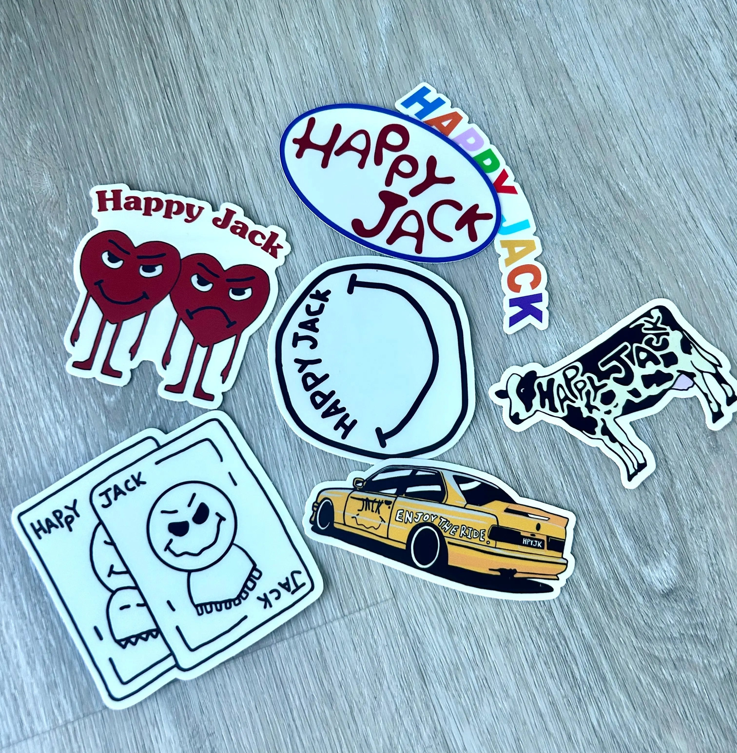 Happy Jack Sticker Pack – HappyJackWorld